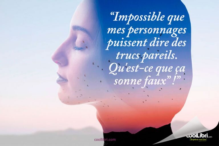 Ecrire un dialogue de roman, ce n'est pas faire de la décoration